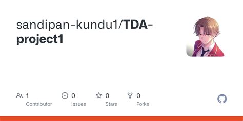 Github Sandipan Kundu1tda Project1