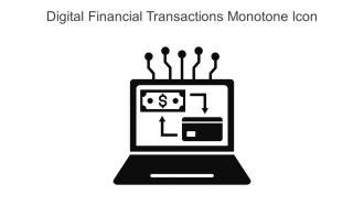 Digital Financial Transactions Monotone Icon In Powerpoint Pptx Png And Editable Eps Format PPT