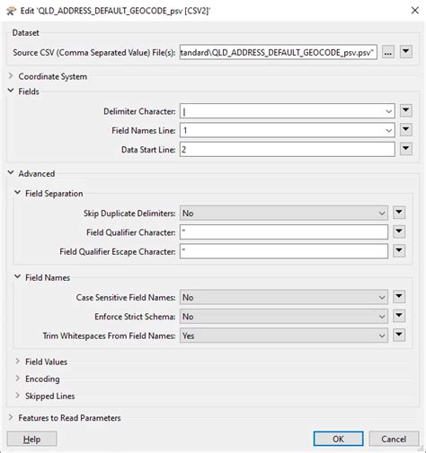 Featurereader Fails To Recognise Attributes In Csv File Community