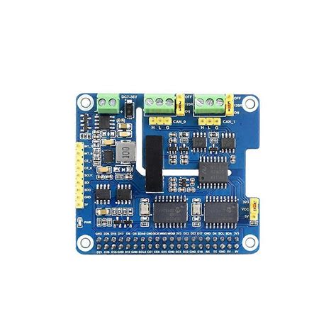 Can Bus Expansion Board 2 Ch Isolated Hat Dual Chips Solution