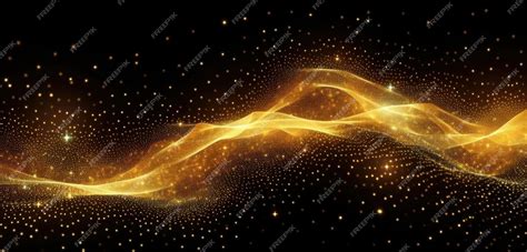premium photo abstract digital data flow wave