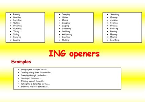 Ing Openers Pdf