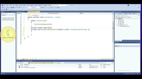 Wpf Function And Pointer Printing Table Codelearning Youtube