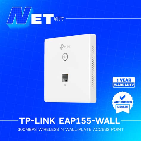 Tp Link Eap Wall Mbps Wireless N Wall Plate Access Point Shopee Philippines
