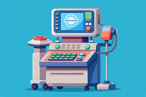 A Detailed View Of A Customizable Semiflat Sonography Device Designed