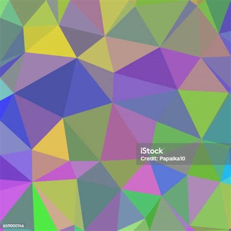 로우 폴 리의 스타일에서 빛과 어둠의 파편의 블루와 핑크와 녹색과 노란색 색상의 추상 배경 0명에 대한 스톡 벡터 아트 및 기타 이미지 0명 각도 공 스포츠 장비