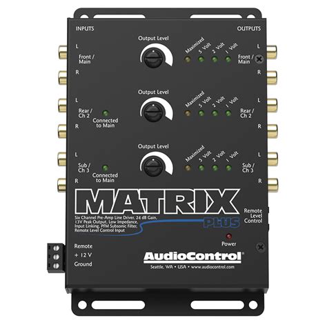 Audio Control Preamp Line Driver Matrix Plus