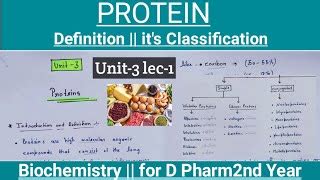 Protein Definition It S Classification Unit 3 Doovi