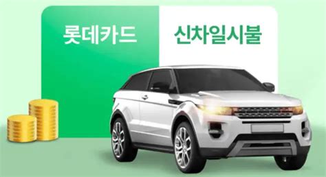 일시불로 신차 구매시 신용카드 3사 캐시백 퍼센트 혜택 비교 자동차 정보