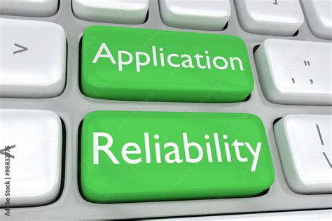 Application Reliability Concept Stock Illustration Adobe Stock