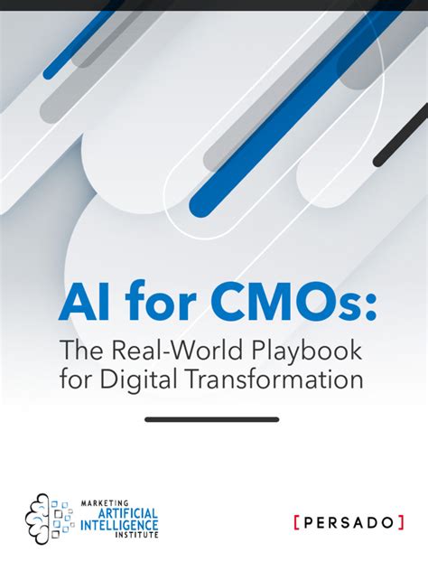 Ai For Cmos The Real World Playbook For Digital Transformation Pdf Artificial Intelligence