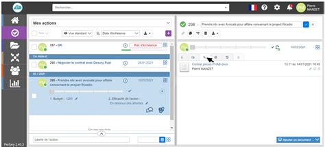 add edit and delete an attachment to an action perfony