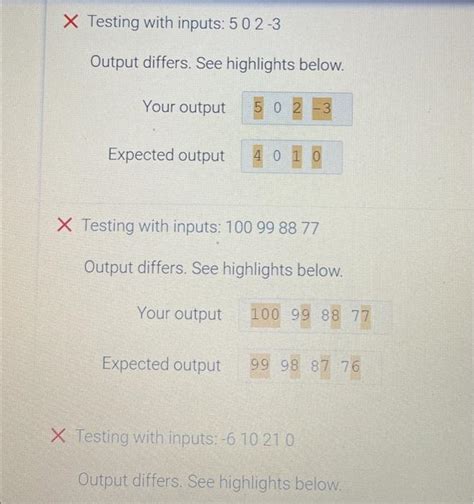 solved write a loop that subtracts 1 from each element in