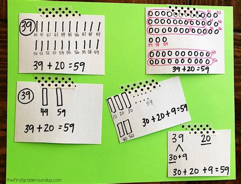 using efficient math strategies the first grade roundup