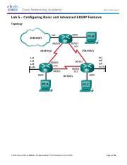 Lab Configuring Basic And Advanced EIGRP Features Pdf Lab Configuring Basic And