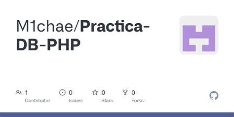 github m1chae practica db php