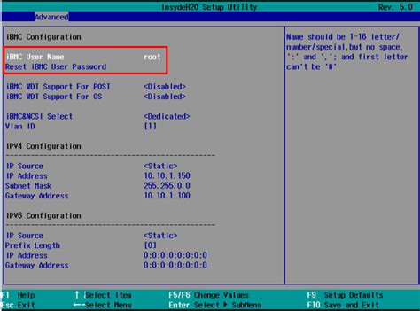 Bios Insydeh20 Setup