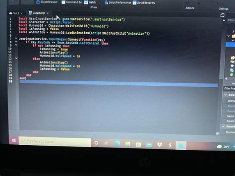 what s wrong with my script it is a script that allows my character to