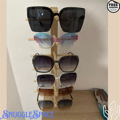 Multi Layer Wood Sunglass Display Rack Eyeglasses Show Stand