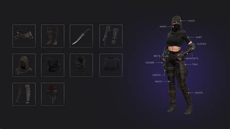 Advanced Assassin Female Character Creator Outfit Reallusion Content Store