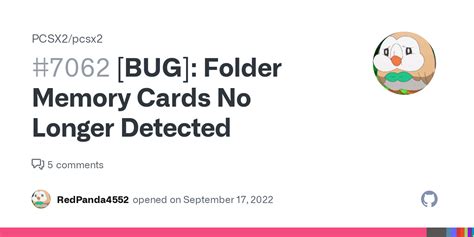 [bug] folder memory cards no longer detected · issue 7062 · pcsx2