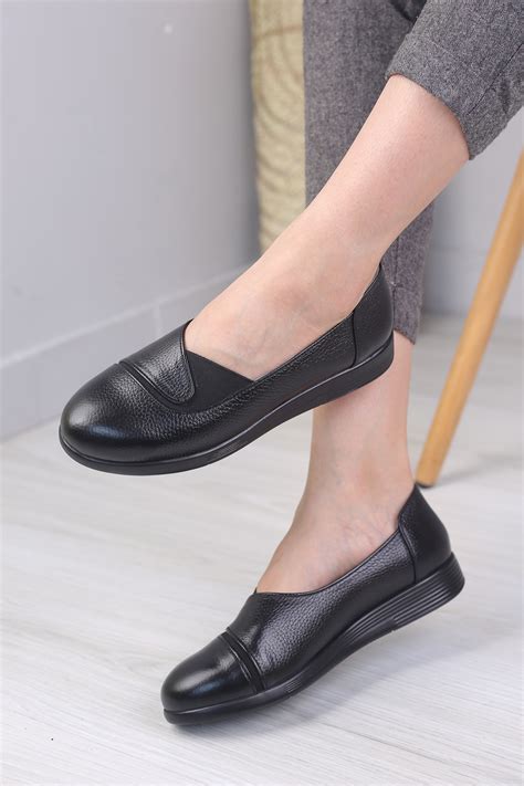 فروشگاه شهرصندل کفش چرم پرسنلی زنانه اریکا 7012