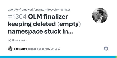 Olm Finalizer Keeping Deleted Empty Namespace Stuck In Terminating