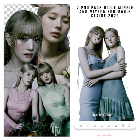 Png Pack Gidle Minnie And Miyeon For Marie Claire By Starcolors13 On