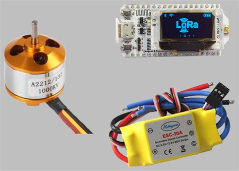 Motor De Drone Controlado Por ESP LoRa Fernando K Tecnologia