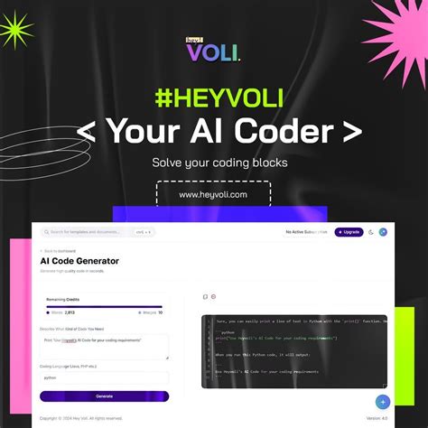 🥽unleash Your Creative Coder Within💻 Heyvoli Ai