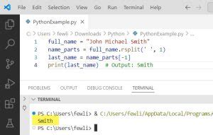 How To Split A String And Get The Last Element In Python