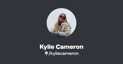 Kylie Cameron Instagram Linktree