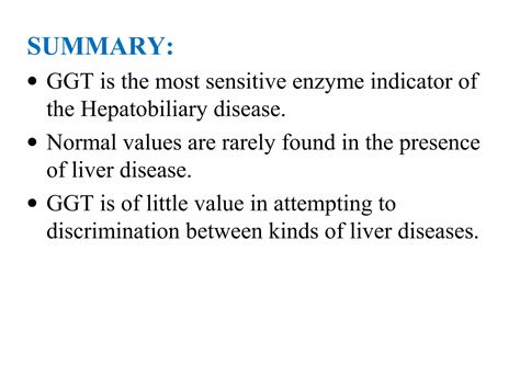 Ggt Ppt Digestive Disorders Diseases And Conditions