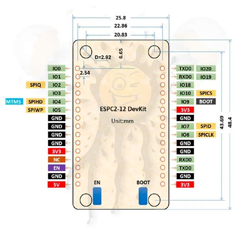 Esp32 C2 Esp8684 Espc2 12 Nodemcu Usb C Ch340 Usb Ttl Konverter Development Board Ei Otde
