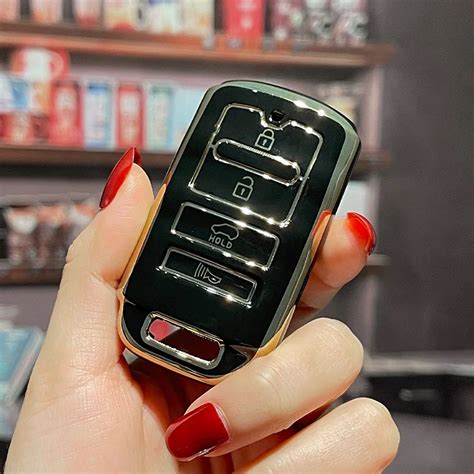 Tpu 자동차 원격 키 케이스 커버 기아 카덴자 K9 K7 K 04 쏘렌토 K900 K7 키 2013 2014 2015 2016 4 버튼 홀더 포브 액세서리