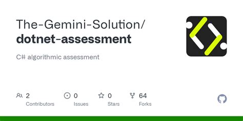 github the gemini solution dotnet assessment c algorithmic assessment