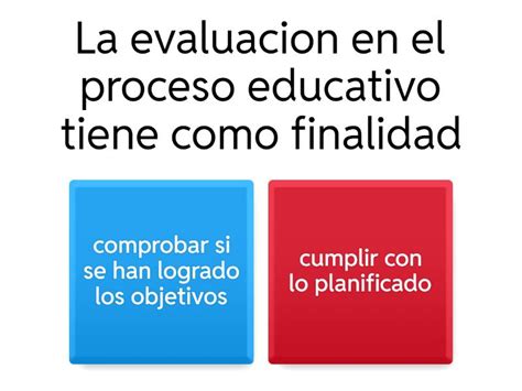 Evaluacion Del Aprendizaje Cuestionario