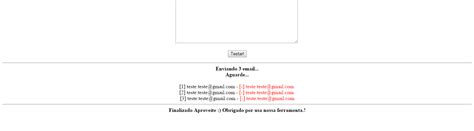 Php Retorno E Resposta Ao Envio Do Email No Layout Stack Overflow