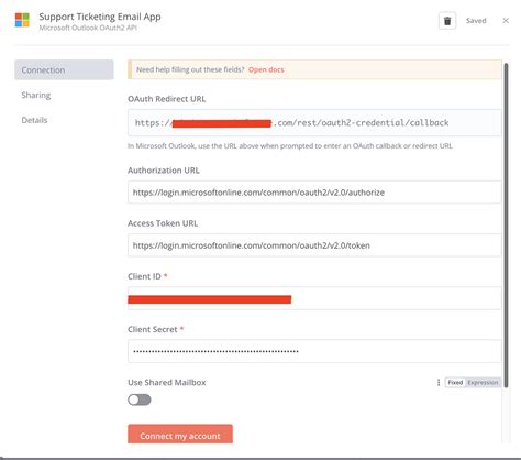 Outlook Connection Issue On Self Hosted Insance Questions N N Community