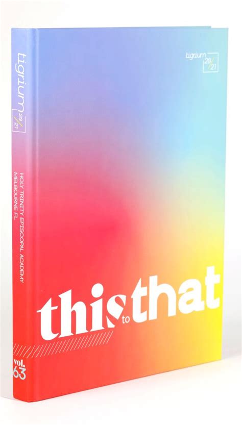 Holy Trinity Episcopal Academy Yearbook Cover Tigrium 2021