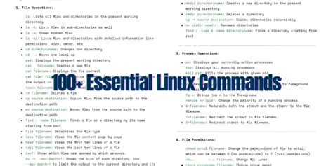 100 Essential Linux Commands Your Comprehensive Pdf Reference Connect 4 Techs