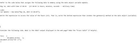 Solved Refer To The Code Below That Assigns The Following