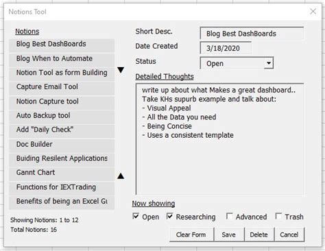 notion tool excel and vba craftsman