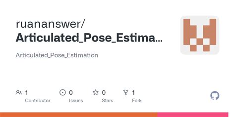 Github Ruananswer Articulated Pose Estimation Articulated Pose