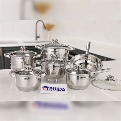 Good Quality Stainless Steel 201304 Frypan Cone Shape Frypan Set