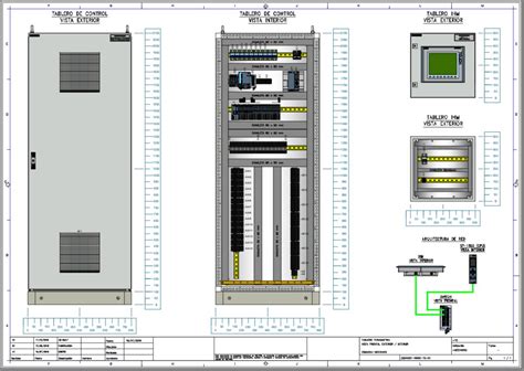 Diagrama Mecánico Tablero De Control 1 Con Equipos Siemens Designs Cad