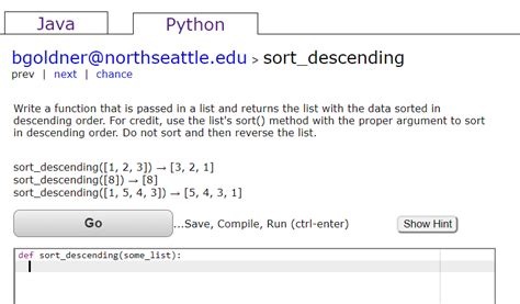 Solved Java Python Bgoldner