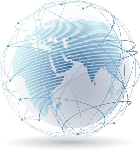 Network Earth Global Vector Images Over 59 000