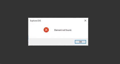 error 0x80070490 element not found
