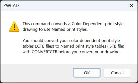 how to specify ctb stb in zwcad print style table technical knowledge